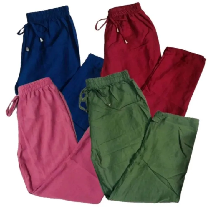 CHALLIS DRAPE PANTS FOR WOMEN | Lazada PH