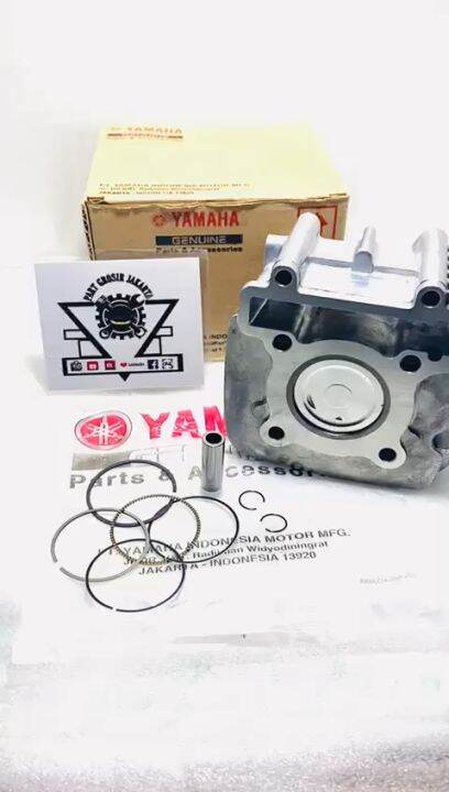 BLOCK BLOK CYLINDER SILINDER SEHER SEKER BORING SET PISTON ASSY KOMPLIT COMP YAMAHA VEGA ZR ...