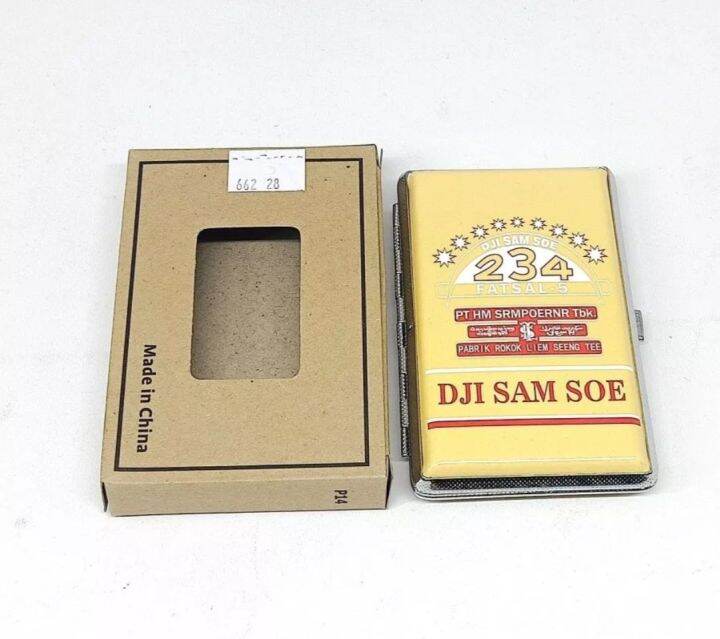 BAYAR DITEMPAT / COD - Kotak Rokok Karakter DJI SAM SOE 234 Kuning 662. ...
