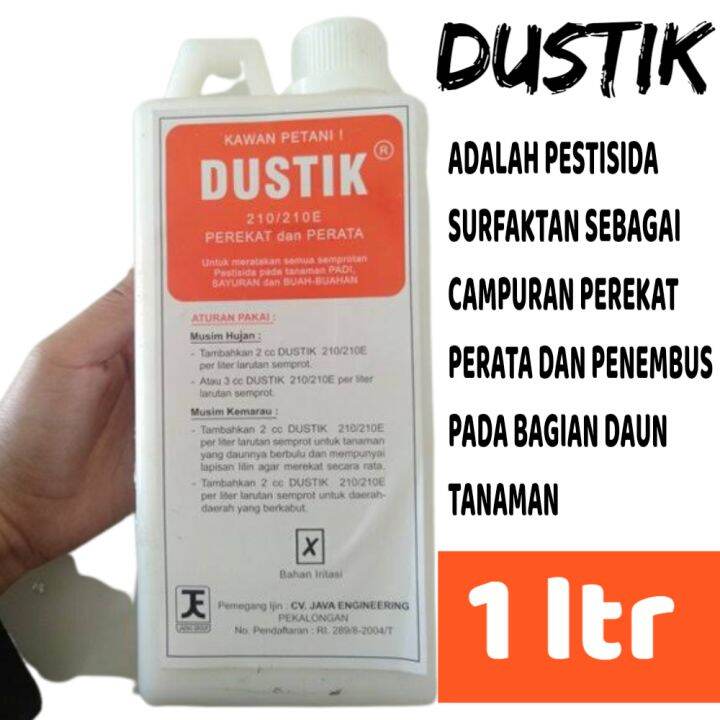 DUSTIK SURFAKTAN 1L PESTISIDA CAMPURAN PEREKAT PERATA & PENEMBUS DAUN ...