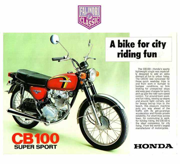 iklan honda cb100 super sport brosur honda cb100 original | Lazada Indonesia
