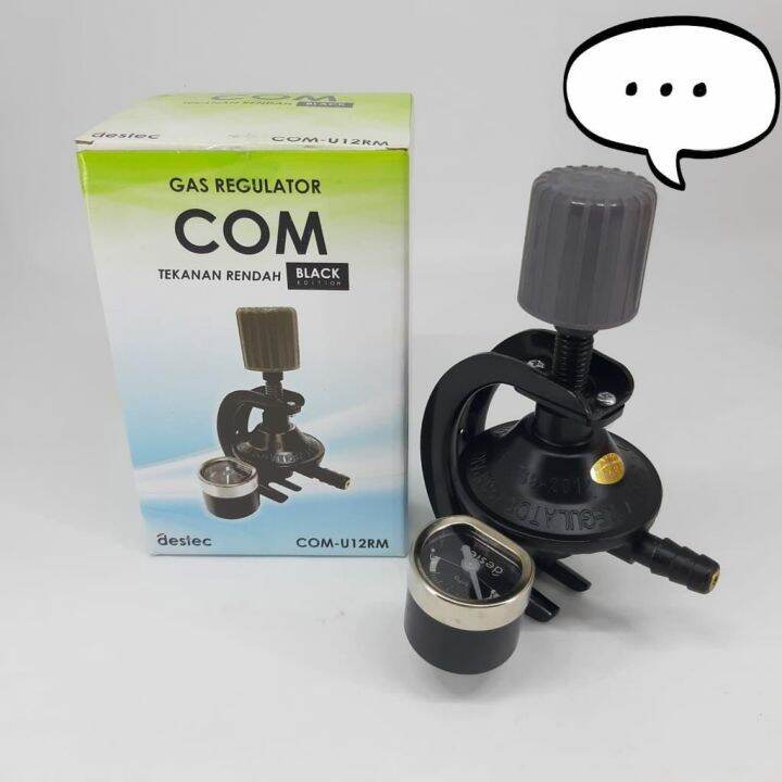 REGULATOR KOMPOR GAS ELPIJI DESTEC COM-U12RM TEKANAN RENDAH | Lazada ...