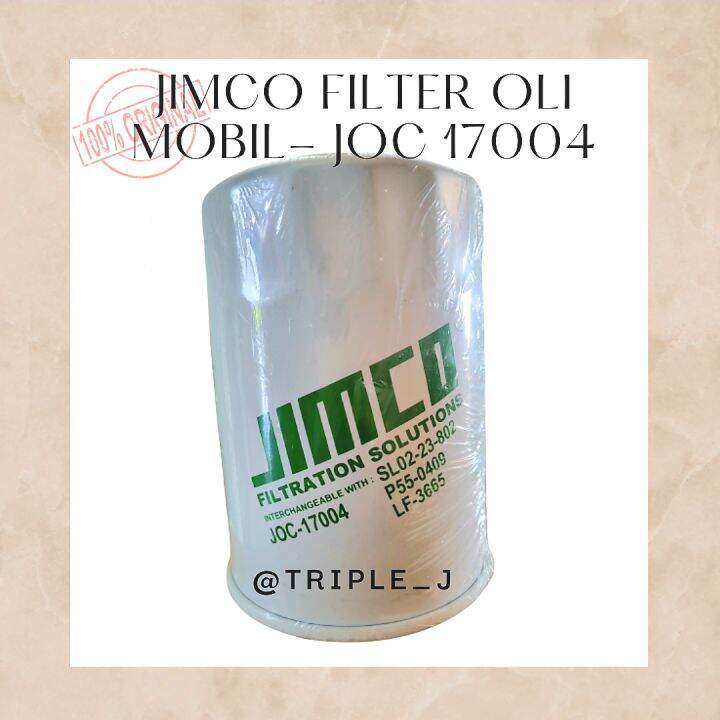 Jimco Filter Oli Mobil Titan Diesel Engine SI / T 4000 - JOC 17004 | Lazada Indonesia