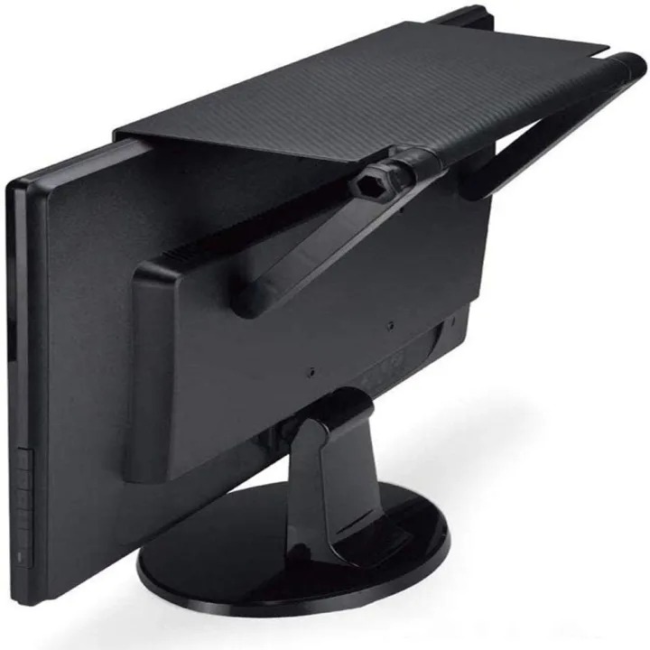 Adjustable TV Screen Top Storage Shelf Rack Computer Monitor Organizer ...