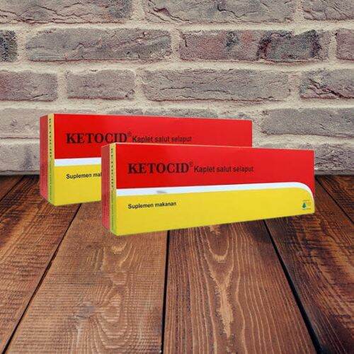 ketocid kapsul box isi 100 tablet multivitamin asam amino | Lazada ...
