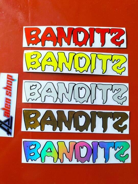 STIKER CUTTING TULISAN BANDITS bandit | Lazada Indonesia