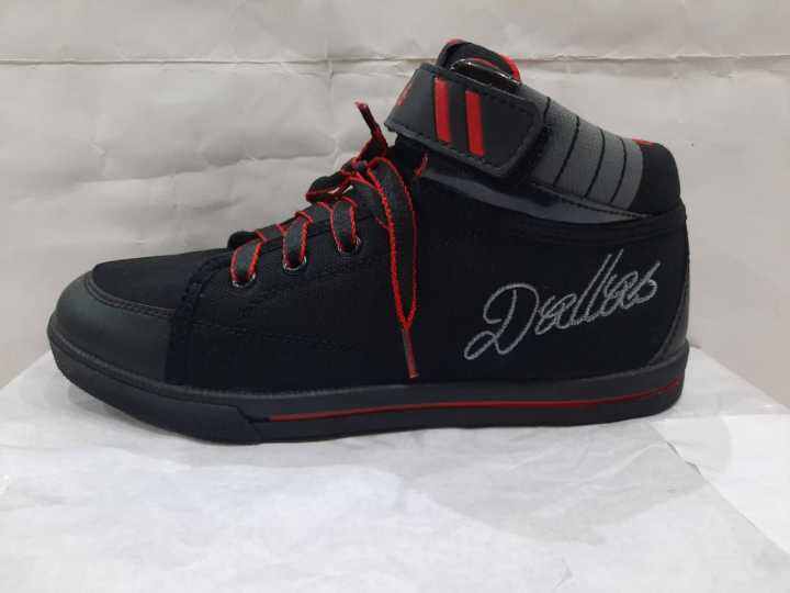 Sepatu hitam Sepatu Sekolah Sepatu Sneakers Original Dallas Termurah ...