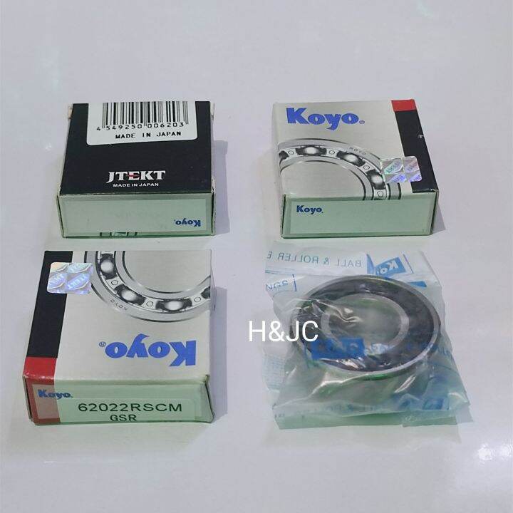 Bearing Koyo 6202 2RS Rubber Seal Koyo Japan Quality | Lazada PH