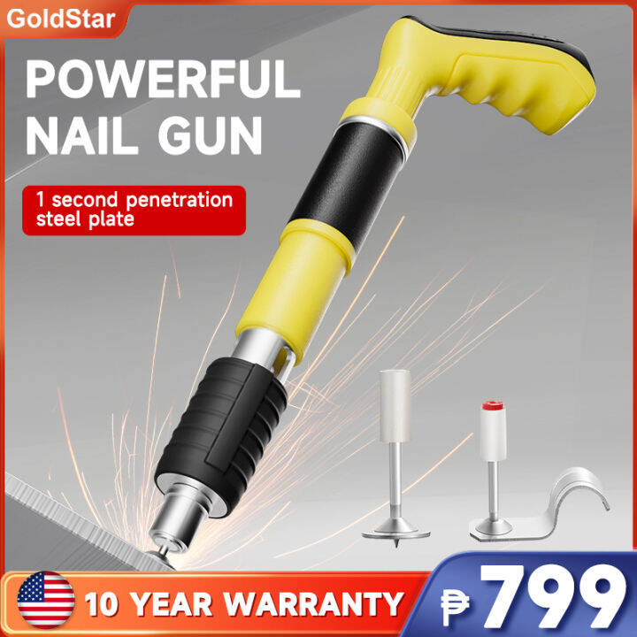 Goldstar mini nail gun power tool fire nail gun by springs and for ...
