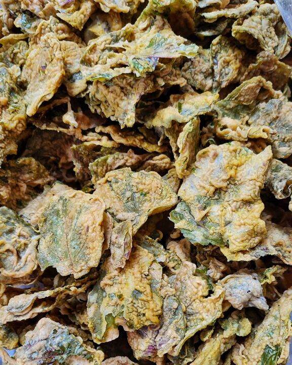 KEREPEK BAYAM GORENG / FRIED SPINACH CHIPS ( 300G ) | Lazada