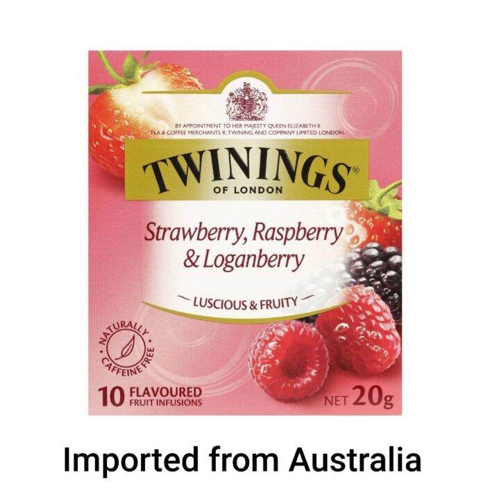 Twinings Strawberry, Raspberry & Loganberry Tea Bags 10pk 15g | Lazada PH