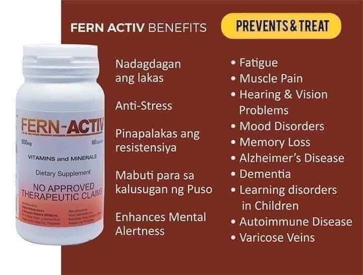 FERN ACTIVE 60 capsules | Lazada PH