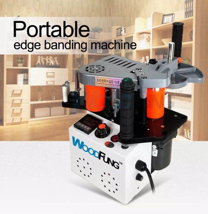 WF-102B Portable Edge Bandiing Machlce Straight Curve Manual Cupboard ...