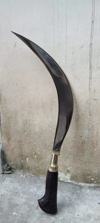 celurit khas Madura hiasan dinding celurit kembang Turi bulu ayam super ...