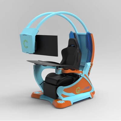 Computer Cockpit A01 Integrated Table and Chair E-Sports Space Capsule ...