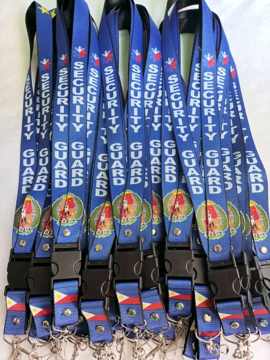 Security Guard ID Lace and Leather ID Holder Set | Lazada PH