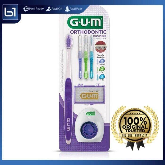 GUM ORTHODONTIC KIT 124, Paket Lengkap Perawatan Behel Gigi, Dental ...