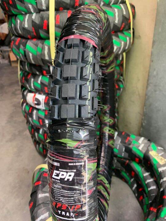 Ban trail ring 17 ukuran 275-17 (80/90-17) untuk ban belakang supra ...