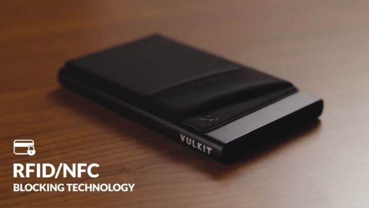 Rfid Credit Card Wallet With Elasticity Back Pouch Slim Pop Up Bank ...