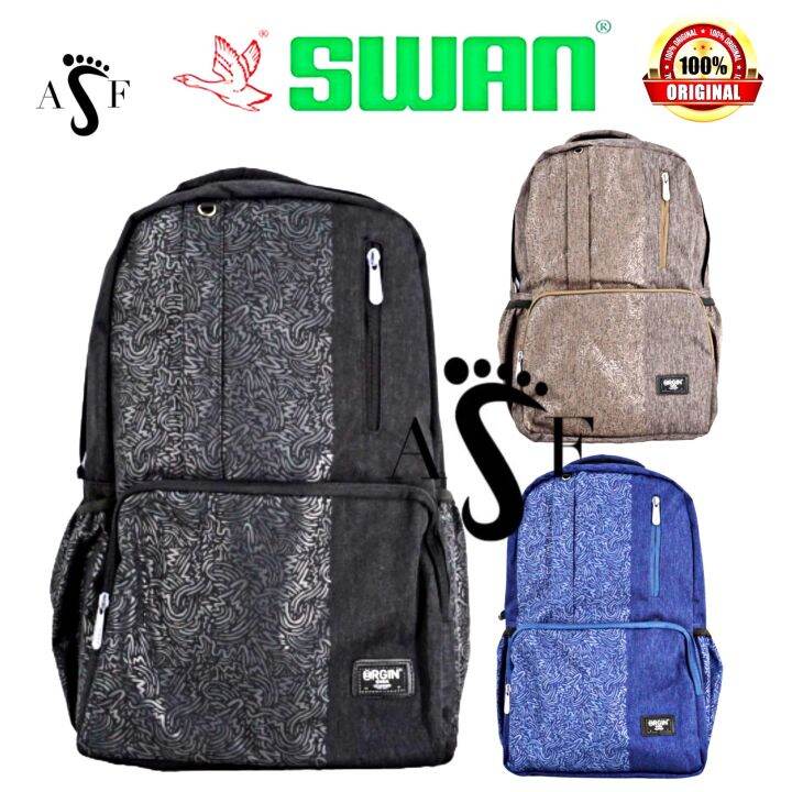 💯 ️ SWAN Orgin Design Pac Backpack school bag with laptop compartment ...
