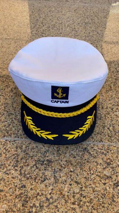 [COD] Topi Pelaut Captain Sailor Hat / Topi Angkatan Laut Taruna Topi ...