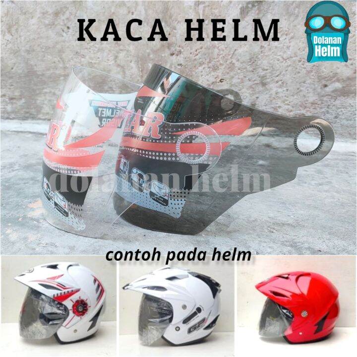Kaca Helm Standard Takachi G2 AVA JPX Double Visor Caberg Vulcan Venus ...