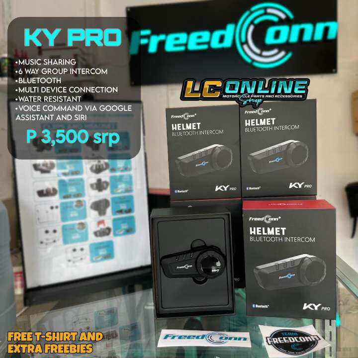 Freedconn Ky Pro Bluetooth Intercom for Helmet | Lazada PH