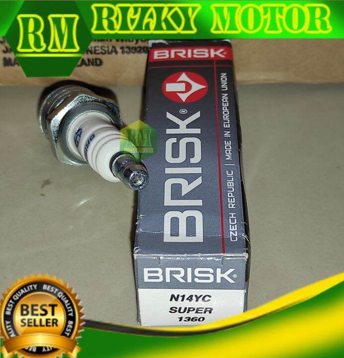 Busi Racing Brisk Seri Cooper N14YC Yamaha RX King Asli Original ...