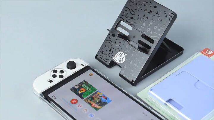 Folding Display Stand Nintendo Switch OLED V2 Lite Dobe KJH Snorlax ...