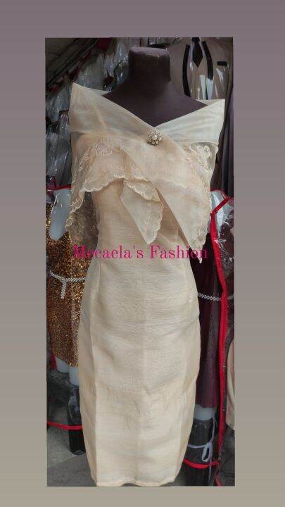 Filipiniana dress with alampay | Lazada PH