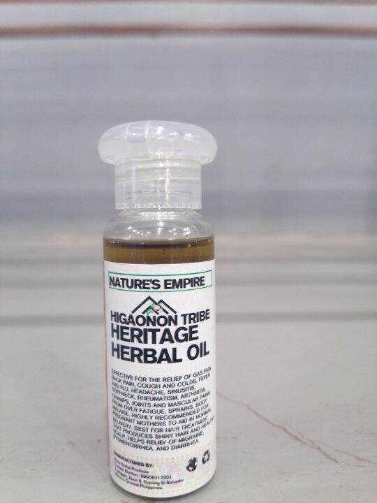 50ML Higaonon Tribe HERITAGE HERBAL OIL by Nature's Empire | Lazada PH