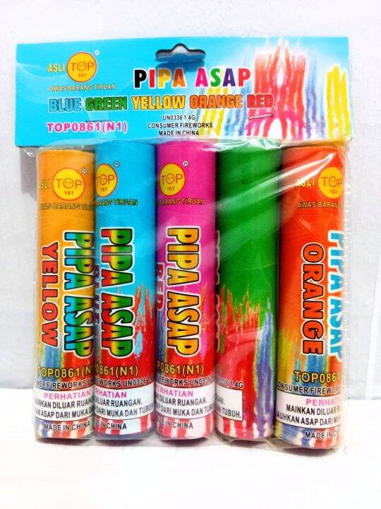 (uk. BESAR )Smok bom/bom asap/pipa asap/peralatan pesta/dekorasi pesta ...