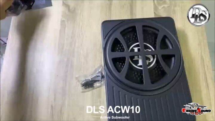 DLS ACW10 SUBBOX เบสบ็อกซ์ว้อยส์คู่ขนาด 10 นิ้ว2โอมห์ พร้อมแอมป์Class D 400 Watts ใส่กับใต้เบาะ ...
