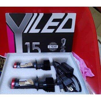 (คูปองส่งฟรี 40 บาท)หลอดไฟหน้ารถ Y15 H Model 2024 ล่าสุดของปี คัทออฟ ...