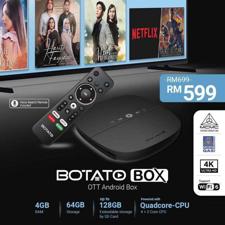 BOTATO OTT PRO Android Box full channels for latest family ...