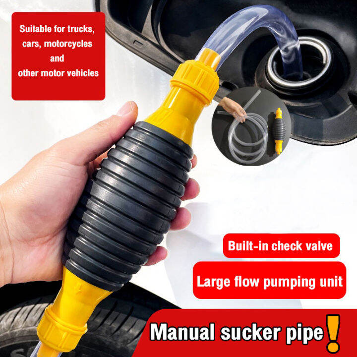 Digeo 2m Car Fuel Tank Sucker Oil Car Oil Absorber Manual Pump Syphon ...