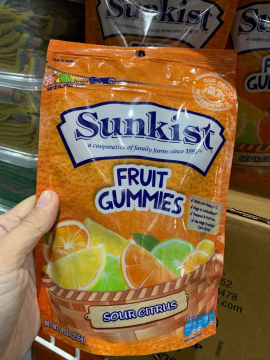 Sunkist Fruit Gummies Sour Citrus 255g | Lazada PH