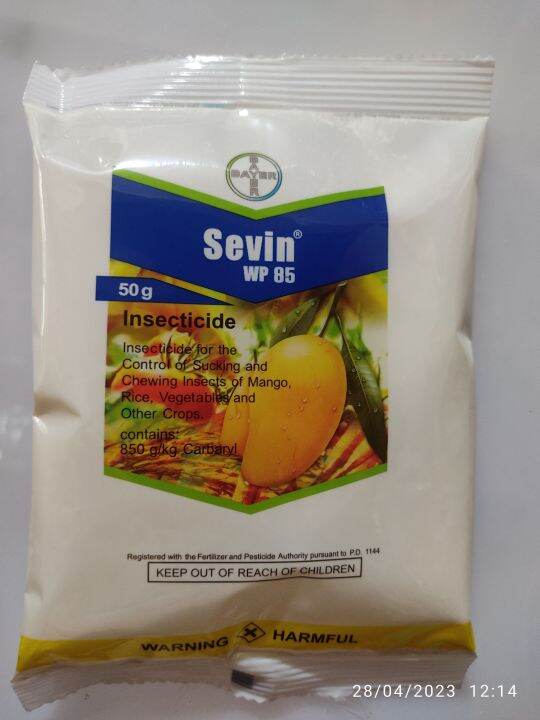 SEVIN WP 85 (50g powder) insecticide for the control of sucking and ...