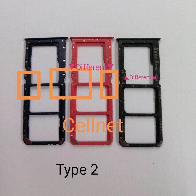 Oppo A3s cph1803 sim tray sim card holder 1pcs type 2 | Lazada