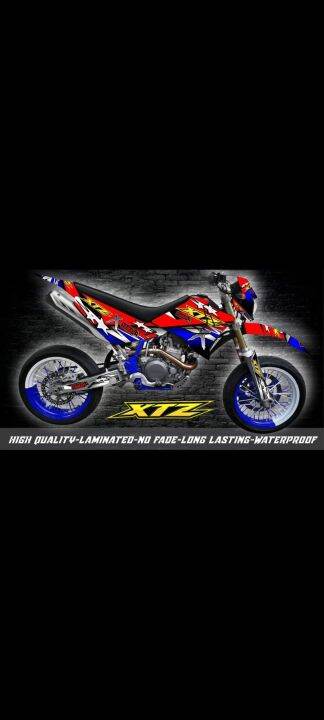 Yamaha XTZ 125 Decal Sticker Full Decal XTZ x YAMAHA DESIGN | Lazada PH