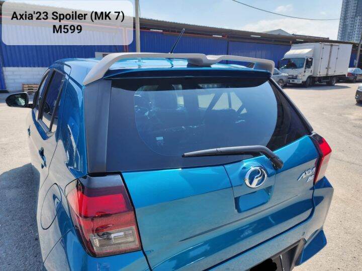 Perodua Axia 2023 2024 2025 MK7 rear lip roof top spoiler bodykit body ...