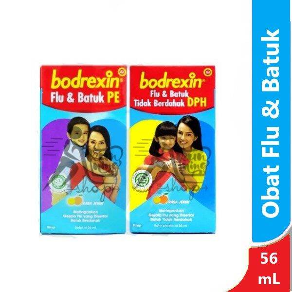 Bodrexin Flu & Batuk PE & Bodrexin Flu & Batuk DPH / 56 mL - obat batuk ...