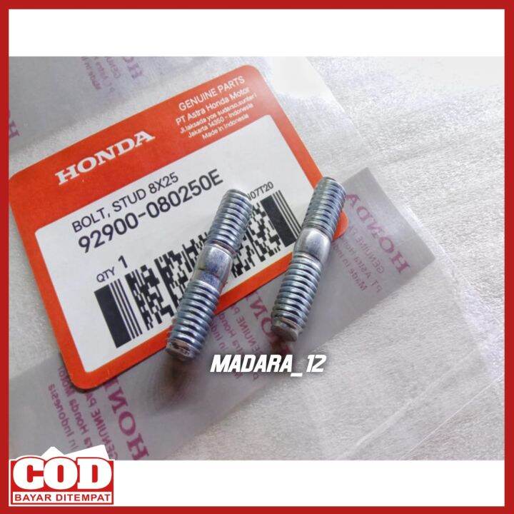 SEPASANG BAUT TANAM KNALPOT HONDA KHARISMA BLADE REVO ABSOLUTE CB 150 ...