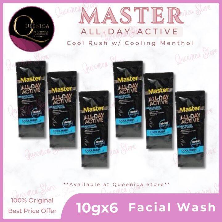 Master Facial All Day Active Sachet 10g - (Facial Wash) | Lazada PH