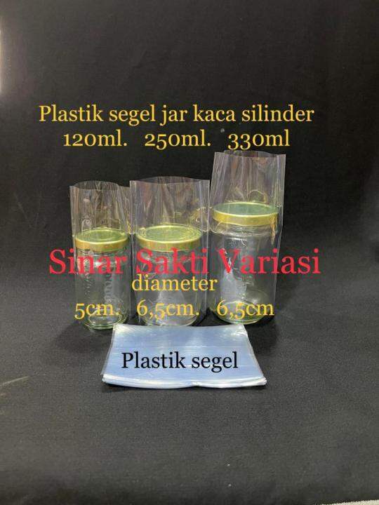 Plastik shrink plastik segel untuk botol jar silinder 120ml 250ml 330ml ...