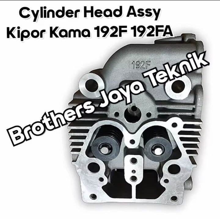 192 Cylinder head assy Deksel komplit mesin genset solar 192F 192Fa Dg9200 daito krisbow yanmar ...