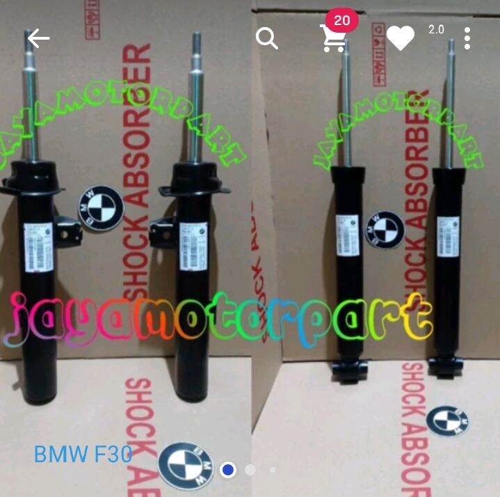 shock absorber shockbreaker bmw f30 depan belakang original | Lazada ...