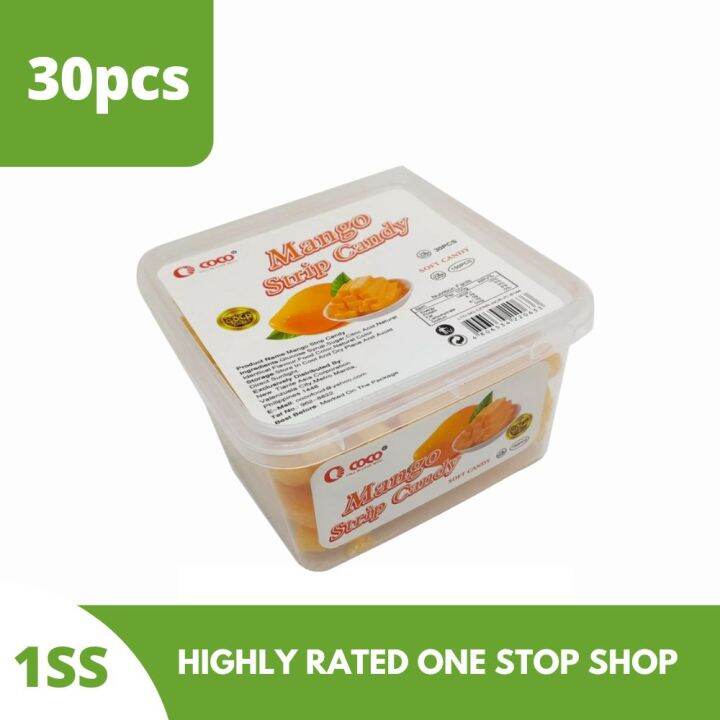 Coco Mango Strip Candy, 30pcs | Lazada PH