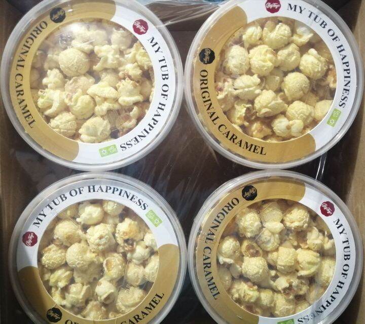 Chef Tony 4 Mini Tubs Popcorn (4 Original Caramel Flavor) | Lazada PH