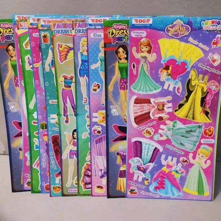 boneka bongkar pasang kertas bp bp an mainan terlaris di masanya 1pck ...